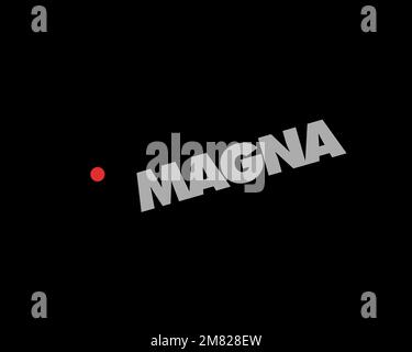 Magna Steyr, Logo, Black background Stock Photo - Alamy