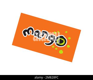 Mango airline, rotated logo, white background Stock Photo - Alamy