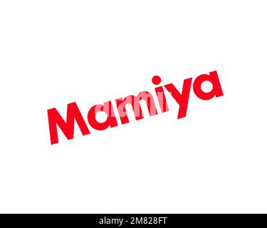 Mamiya, Logo, White background Stock Photo - Alamy