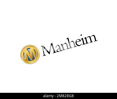Manheim Auctions, Logo, White background Stock Photo - Alamy
