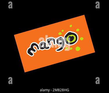 Mango airline, logo, black background Stock Photo - Alamy