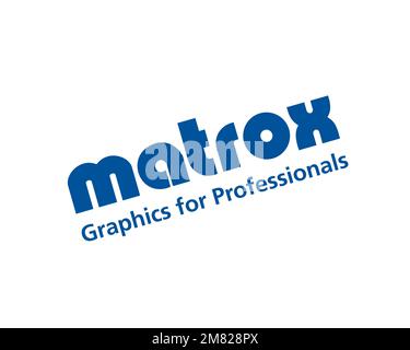 Matrox, Logo, White background Stock Photo - Alamy