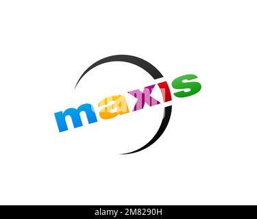 Maxis, Logo, White background Stock Photo - Alamy