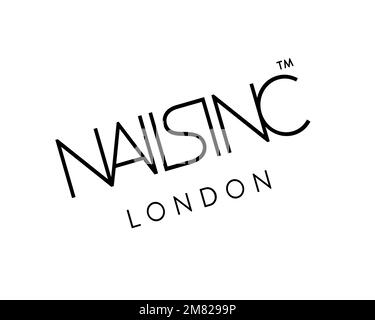 Nails Inc. logo, white background Stock Photo - Alamy