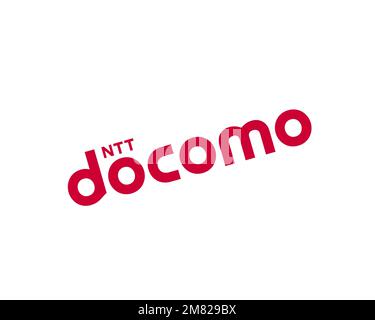 NTT Docomo, rotated logo, white background B Stock Photo - Alamy