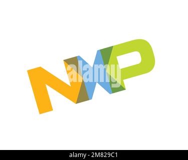 NXP Semiconductors, rotated logo, white background B Stock Photo - Alamy