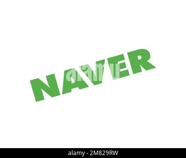Naver corporation, Logo, White background Stock Photo - Alamy