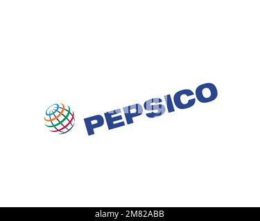 PepsiCo, rotated logo, white background B Stock Photo - Alamy