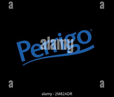 Perrigo, Logo, Black background Stock Photo - Alamy