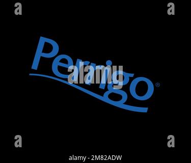 Perrigo, Logo, Black background Stock Photo - Alamy