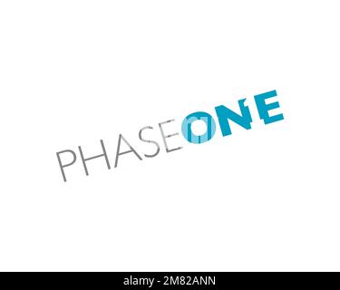 Phase One company, rotated logo, white background B Stock Photo - Alamy