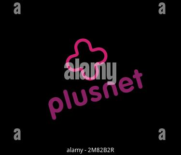Plusnet, Logo, Black background Stock Photo - Alamy