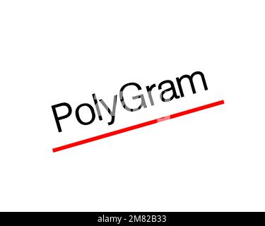 PolyGram, Logo, White background Stock Photo - Alamy