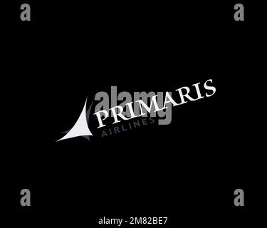 Primaris Airline, Logo, Black background Stock Photo - Alamy