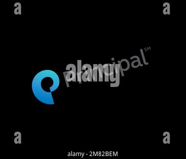 Principal Financial Group, Logo, Black background Stock Photo - Alamy