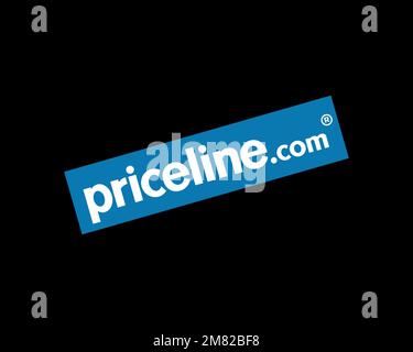 Priceline. com, Logo, Black background Stock Photo - Alamy