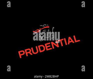 Prudential plc, Logo, Black background Stock Photo - Alamy