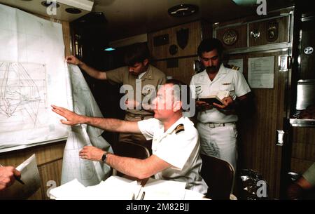 The Nuclear Powered Submarine, USS Scamp, Anchored off the Coast During ...