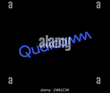 Qualcomm, Logo, Black background Stock Photo - Alamy
