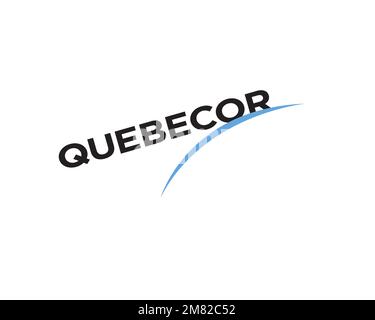Quebecor, Logo, White background Stock Photo - Alamy