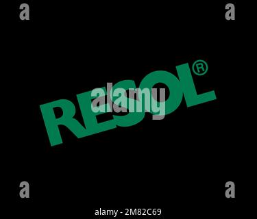 RESOL, Logo, Black background Stock Photo - Alamy