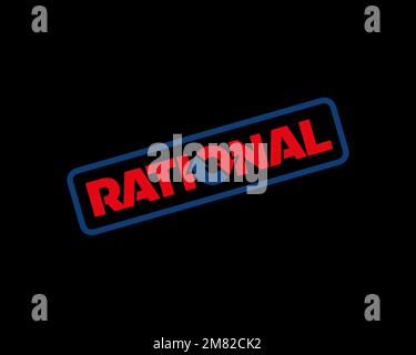 Rational AG, Logo, Black background Stock Photo - Alamy