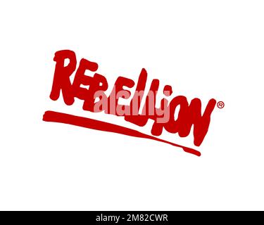 Rebellion Developments, Logo, White Background Stock Photo - Alamy