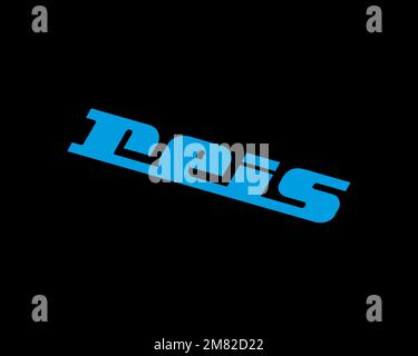 Reis Robotics, rotated logo, black background Stock Photo - Alamy
