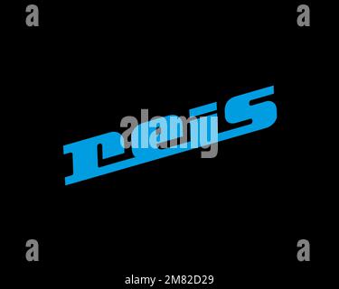 Reis Robotics, rotated logo, black background B Stock Photo - Alamy