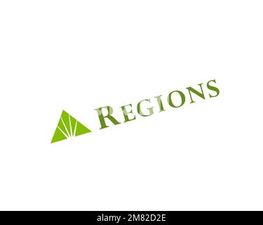 Regions Financial Corporation, Rotated Logo, White Background B Stock ...