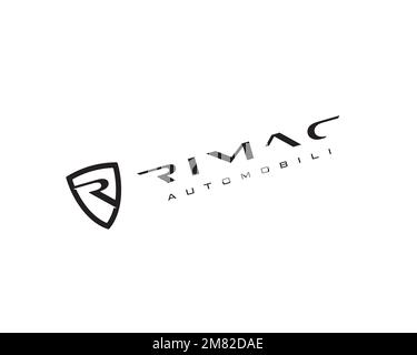 Rimac Automobili, Logo, White background Stock Photo - Alamy