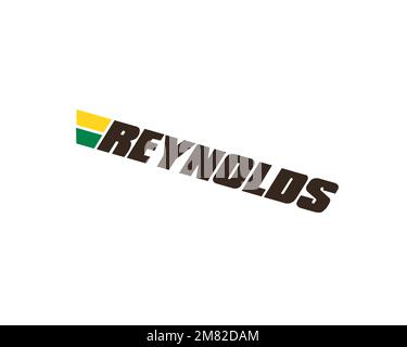 Reynolds Technology, rotated logo, white background Stock Photo - Alamy