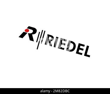 Riedel Communications, Logo, White background Stock Photo - Alamy