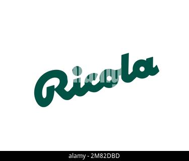 Ricola, rotated logo, white background B Stock Photo - Alamy