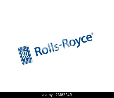 Rolls Royce Power Systems, rotated logo, white background B Stock Photo ...