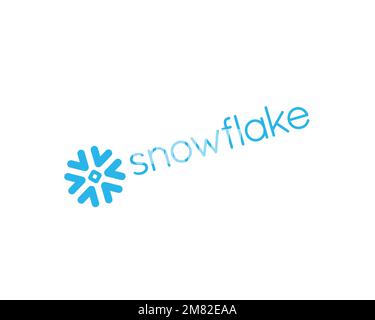 Snowflake Inc. logo, white background Stock Photo - Alamy