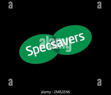 Specsavers, Logo, Black background Stock Photo - Alamy
