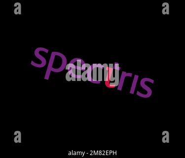 Spectris, Logo, Black background Stock Photo - Alamy