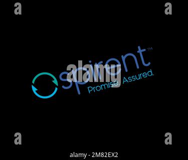 Spirent, Logo, Black background Stock Photo - Alamy