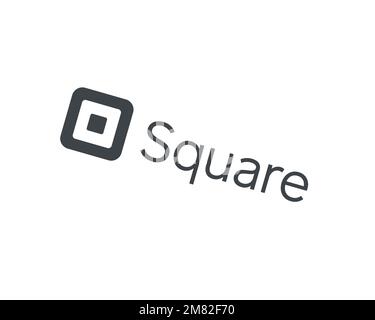 Square Inc. rotated logo, white background Stock Photo - Alamy