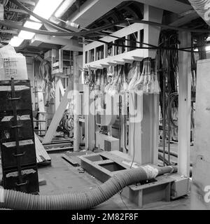 The Combat Information Center (CIC) room of the guided missile frigate ...