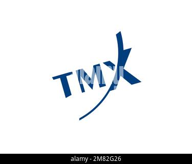 TMX Group, rotated logo, white background B Stock Photo - Alamy