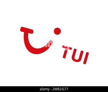 TUI Airways, rotated logo, white background Stock Photo - Alamy