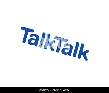 TalkTalk Group, rotated logo, white background Stock Photo - Alamy