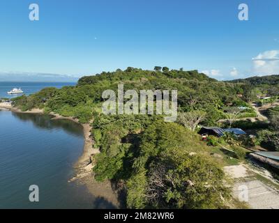 Aerial View of Playa Naranjo and the Naranjo Ferry in the Golfo de ...
