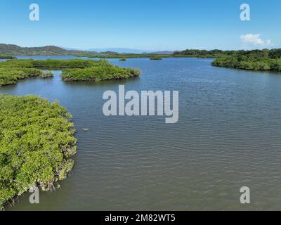 Aerial View of Playa Naranjo and the Naranjo Ferry in the Golfo de ...