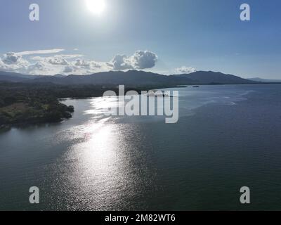 Aerial View of Playa Naranjo and the Naranjo Ferry in the Golfo de ...