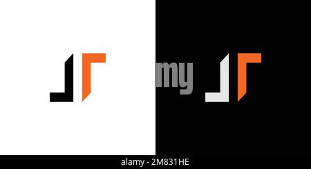 Modern and strong letter JR initials logo design Stock Vector Image ...