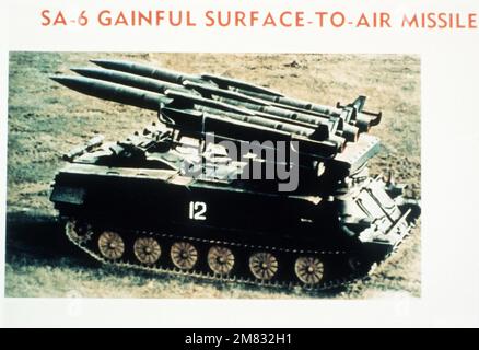 A right rear view of a Soviet-built ZSU-23-4 quad 23mm self-propelled ...