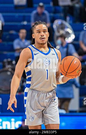 JANUARY 11, 2023: Saint Louis Billikens guard Sincere Parker (21) and ...